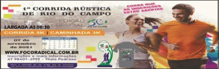 1ª Corrida Rústica de Rio do Campo - Catarina Run