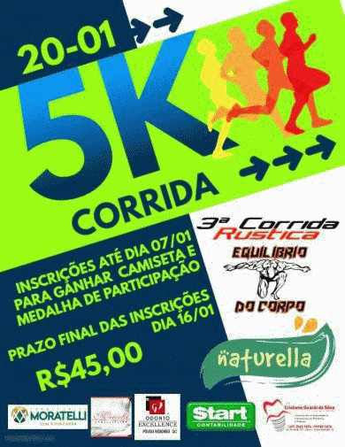 3ª Corrida Rústica Equilíbrio Do Corpo - Naturella - Catarina Run